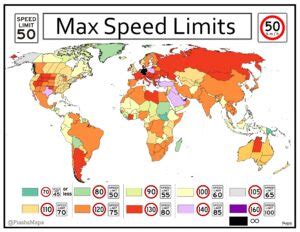 Speed Limits In The US Vivid Maps