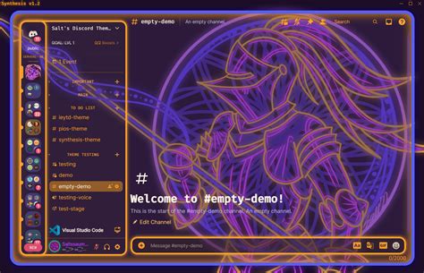 Github Saltssaumuresynthesis Discord Theme A Vibrant Neon Synthwave
