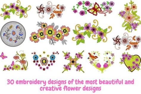 The Best Embroidery Designs Bundle Bundle · Creative Fabrica
