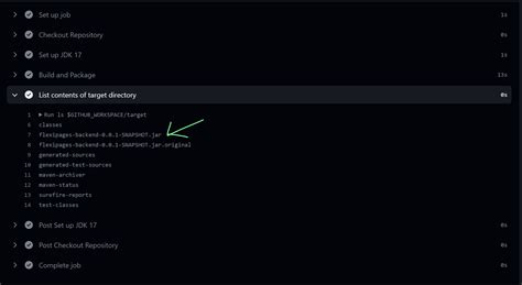 Java Jar No Such File Or Directory Github Actions Stack Overflow