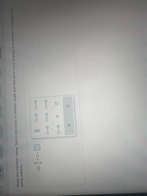 solved given the function value find a cofunction of