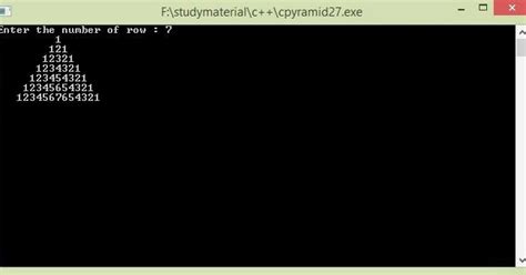 How To Print Pascal Triangle In Given Sequence C Programs