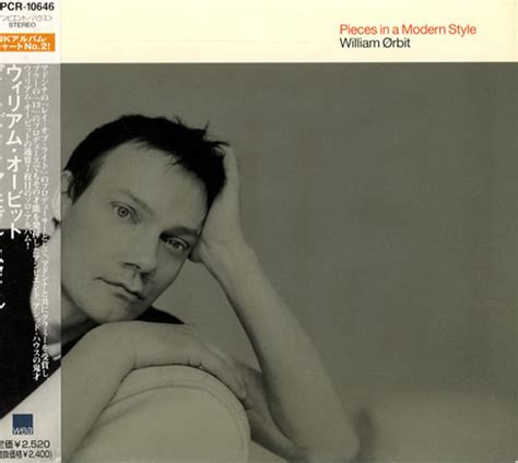 William Orbit Pieces In A Modern Style Japanese Promo Cd Album