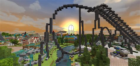 Thorpe Park Theme Park [creation] Minecraft Pe Maps