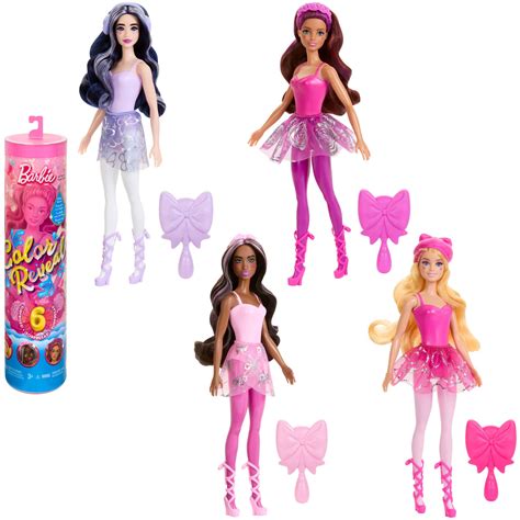 Barbie Color Reveal Doll And Accessories Ballerina Series