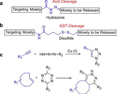 Examples Of Linkers And Cleavage Conditions A Hydrazone B