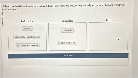 solved ∞ ﻿classify each statement based on whether it