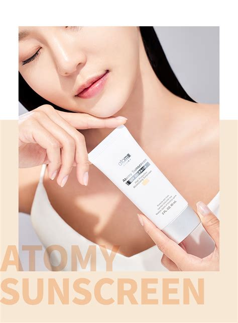 Atomy Sunscreen Spf50 Pa 2fl Oz 60ml Whitetinted 애터미 선크림 Sp