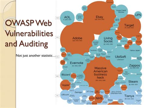 Owasp Web Vulnerabilities And Auditing