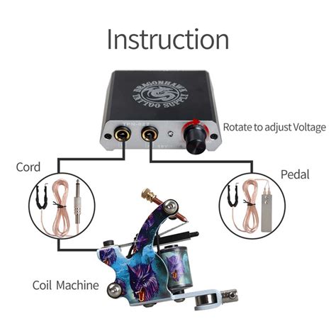 Cheap Complete Coil Tattoo Machine Kit With Needles Tattoopo