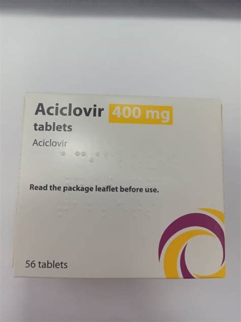 Aciclovir 400mg x 56 (SUN) | PnG Pharmacy