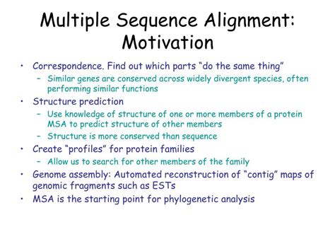 PPT Multiple Sequence Alignment PowerPoint Presentation Free Download ID 150086