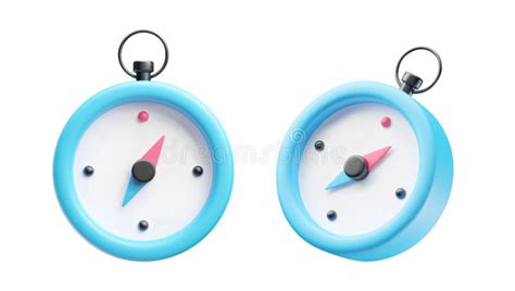 Compass Tool Navigation And Orientation Equipment Device 3d Realistic