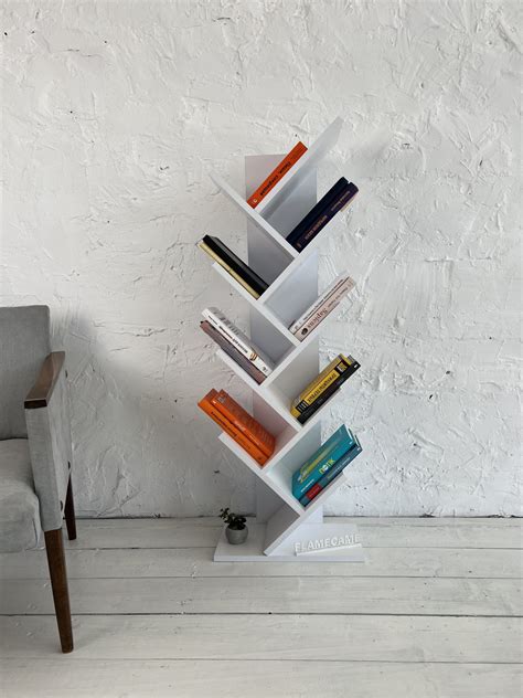 Полиця для книг у формі дерева підлогова полиця для дому з ДСП P 33 продаж ціна в Україні