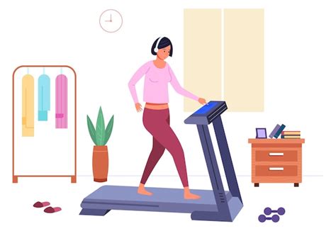 Page 5 Animated Woman Running On Treadmill Images Free Download On Freepik