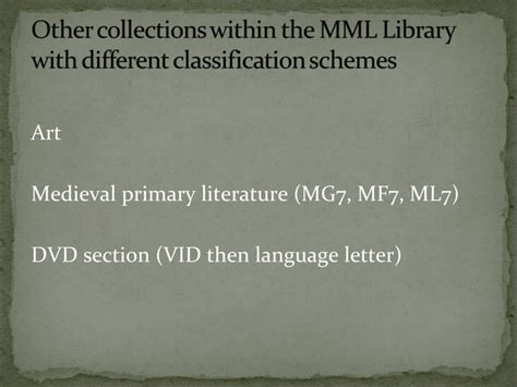 Classifying With Non Standard Schemes For Slideshare Ppt