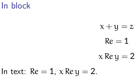Declaremathoperator Not Displayed In Math Font With Beamer Tex