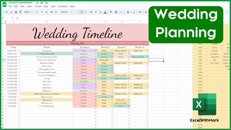 Wedding Task List Excel Template