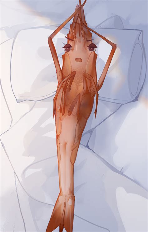 Luye Yuan Original Highres 1girl Bed Bed Sheet Brown Eyes