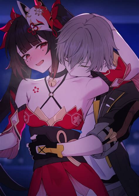 Trailblazer Sparkle And Caelus Honkai And 1 More Drawn By Shirotategosha Danbooru