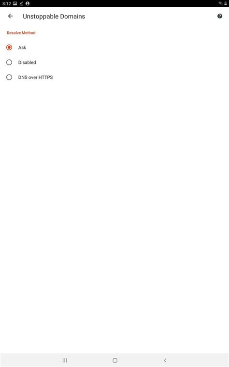 Support Unstoppable Domains And Ens On Android Via Doh · Issue 15159