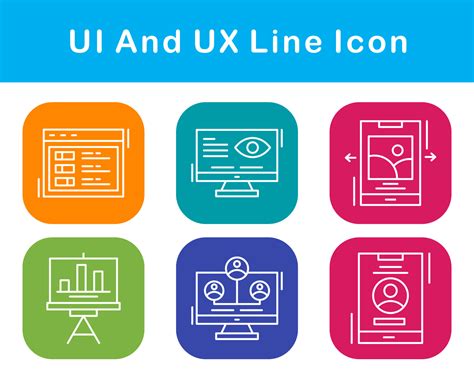 ui and ux vector icon set 20655307 vector art at vecteezy
