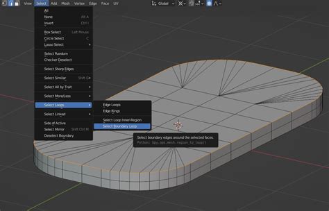 Modeling Loop Selection With Imported Models Blender Stack Exchange