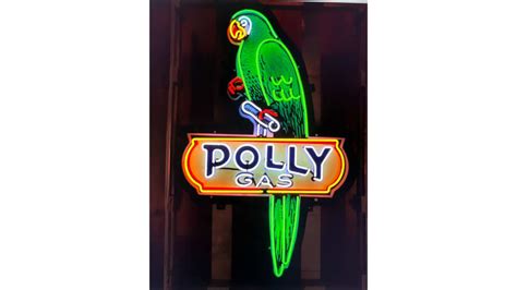 Polly Gas Single Sided Neon Sign For Sale At Auction Mecum Auctions