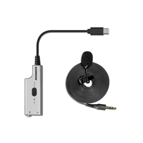 Samson Lmu1 Broadcast Lavalier Microphone Bundle Lm8 Micup1 Adapter