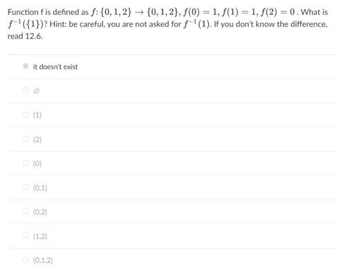 solved function f is defined as