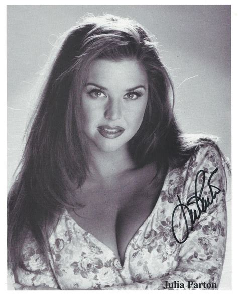 Rare Julia Parton Adult Film Star Xxx Autographed Signed 8x10 Photo