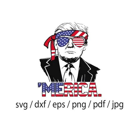 Trump Svg Trump Merica Trump Face President Trump Maga Inspire Uplift