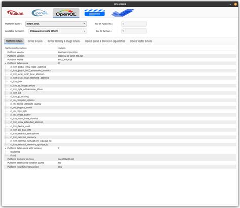 GPU Viewer Interface For Glxinfo Vulkan Info Clinfo And Es Info LinuxMaster Club