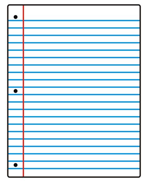 Notebook Paper Background Clipart Best