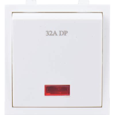 32A DP Switch With Ind Finolex Cables