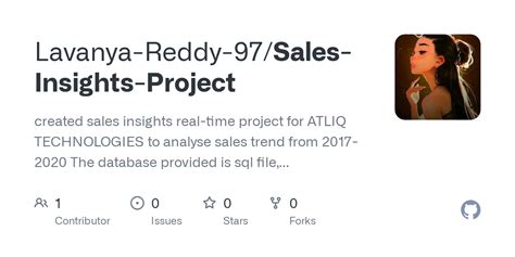 GitHub Lavanya Reddy Sales Insights Project Created Sales Insights Real Time Project For