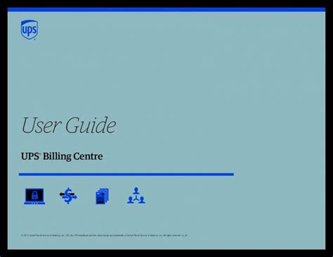 pdf ups billing centre user guide dokumen tips