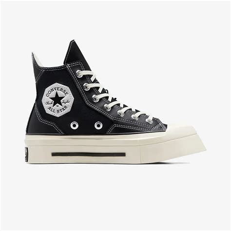 Buy Black And White Chuck 70 De Luxe Squared High Top Shoes For Men