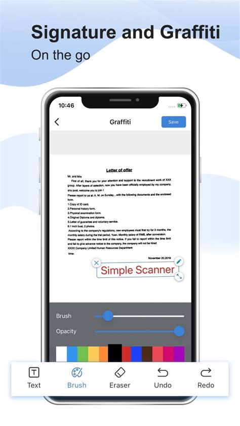 simple scanner pdf doc scan สำหรับ iphone ดาวน์โหลด