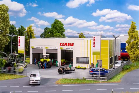 Faller 130121 Landmaschinenwerkstatt Claas Menzels Lokschuppen Onlineshop