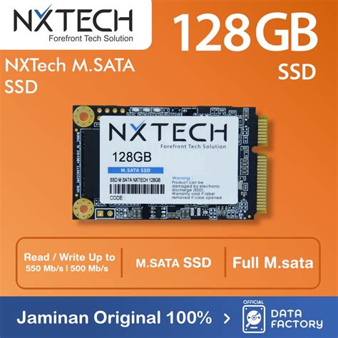 Jual SSD M SATA MSATA M SATA 128GB NXTECH RESMI 128 GB FULL MSATA Shopee Indonesia