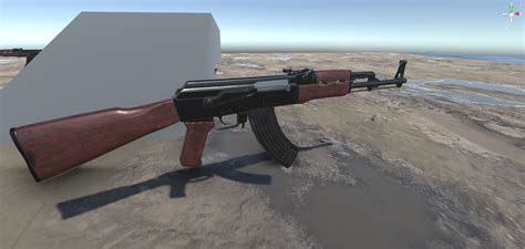 ak47 game ready free 3d model obj free3d