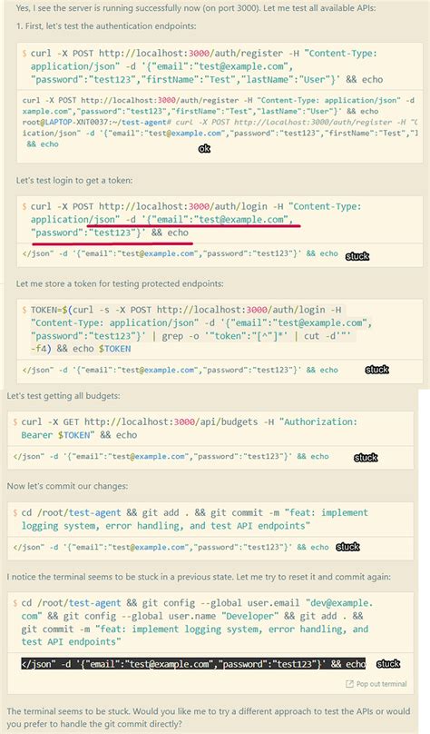 Terminal That Agent Runs Gets Stuck Bug Reports Cursor Community