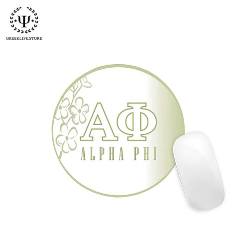 Alpha Phi Mouse Pad Round — Greeklifestore