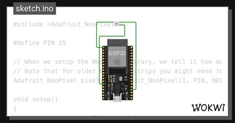 P17 211024 Neopixel Wokwi Esp32 Stm32 Arduino Simulator