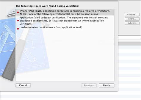 Ios While Uploading Application To Apple Store I Have Got This Error
