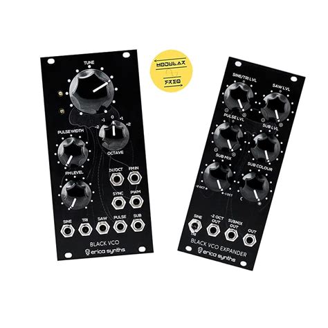 Erica Synths Bundle Erica Synth Set Black Vco V1 And Black Reverb