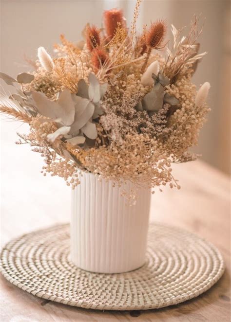 Flores Secas El Centro De Mesa Ideal Boho Dried Flower Centerpiece Diy Dried Flower