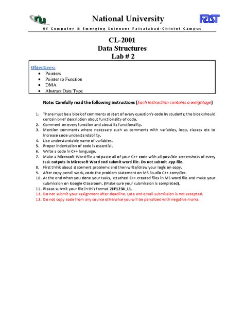 Lab02 Nothing O F C O M P U T E R And E M E R G I N G S C I E N C E S F A I S A L A B