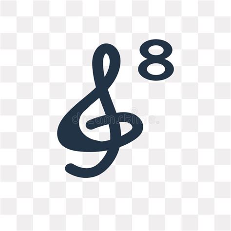 Octave Icon From Music And Media Outline Collection Thin Line Octave Icon Isolated On White